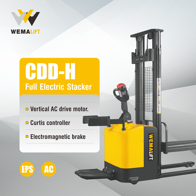 Electric Stacker | WEMALIFT EQUIPMENT CO., LTD.