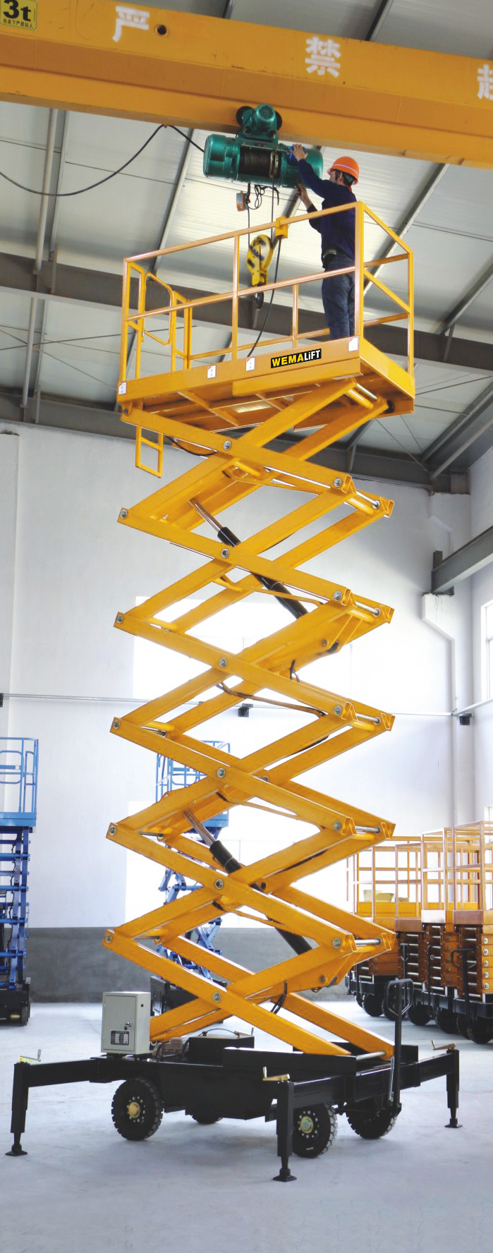 Scissor lift work platform | WEMALIFT EQUIPMENT CO., LTD.