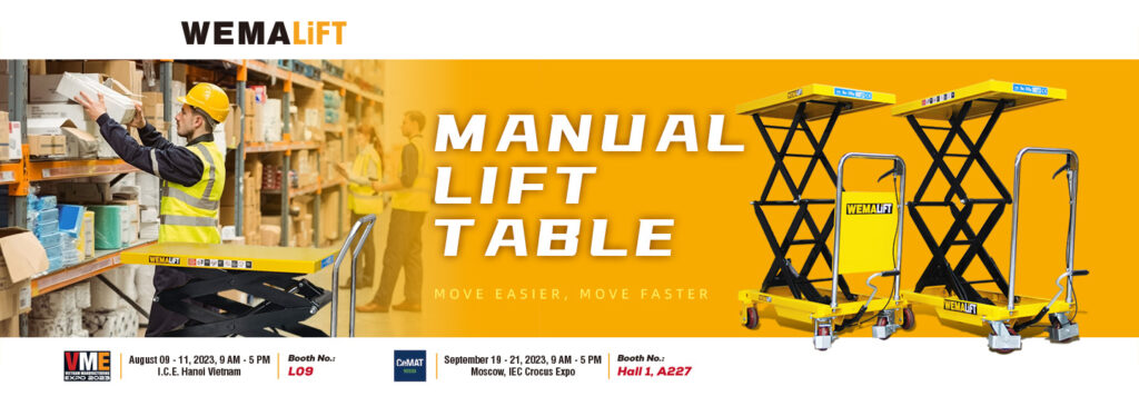 manual lift table-cemat – WEMALIFT EQUIPMENT CO., LTD.