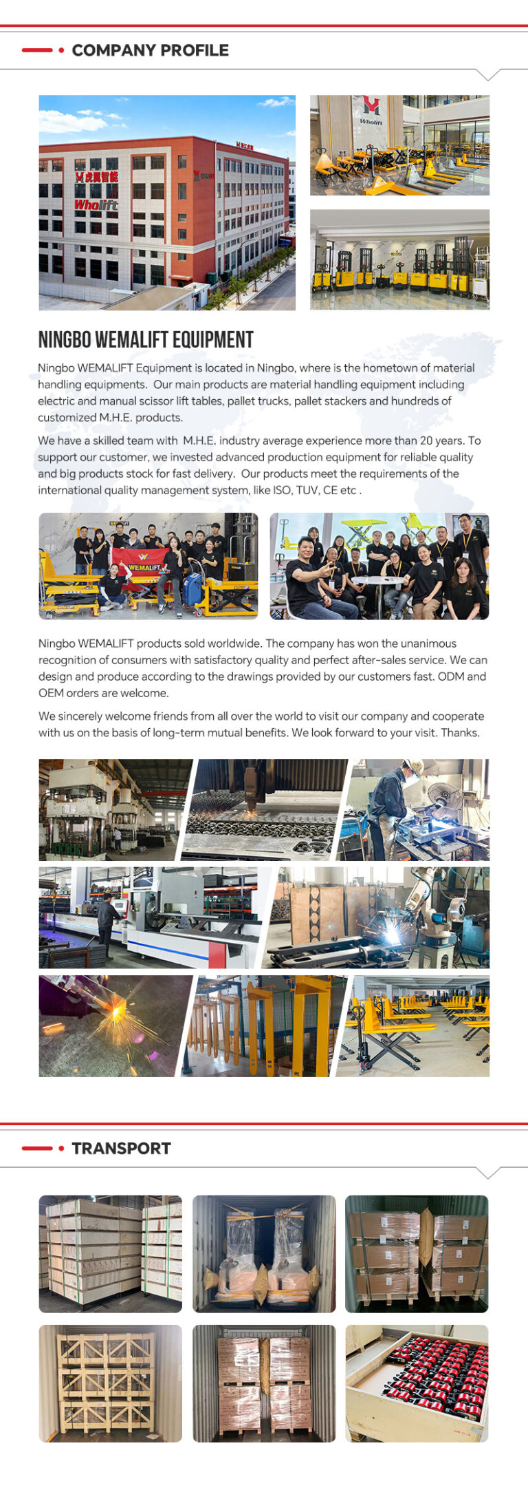 Semi electric lift table | WEMALIFT EQUIPMENT CO., LTD.